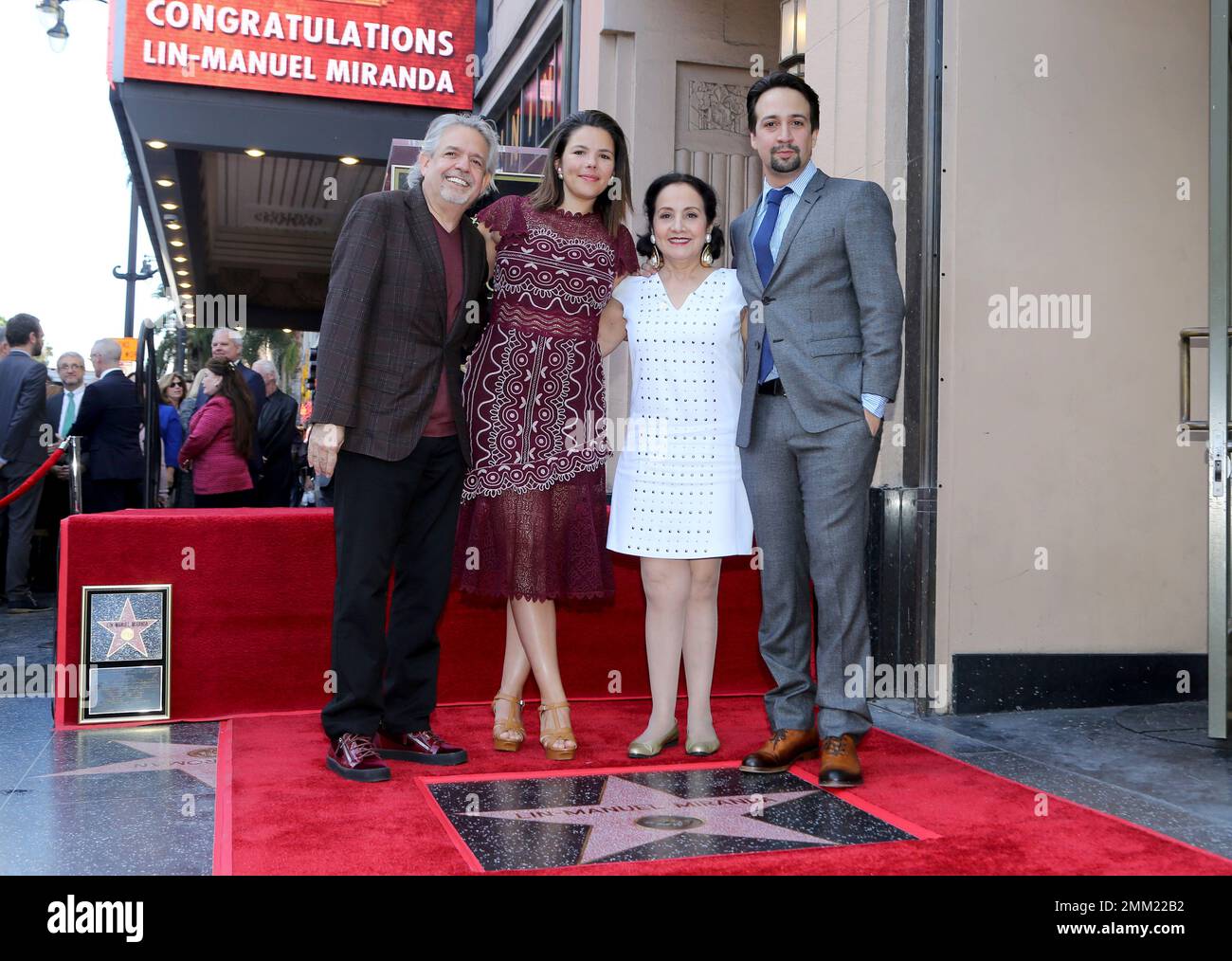Luis A. Miranda Jr., from left, Vanessa Nadal, Luz Towns-Miranda and ...