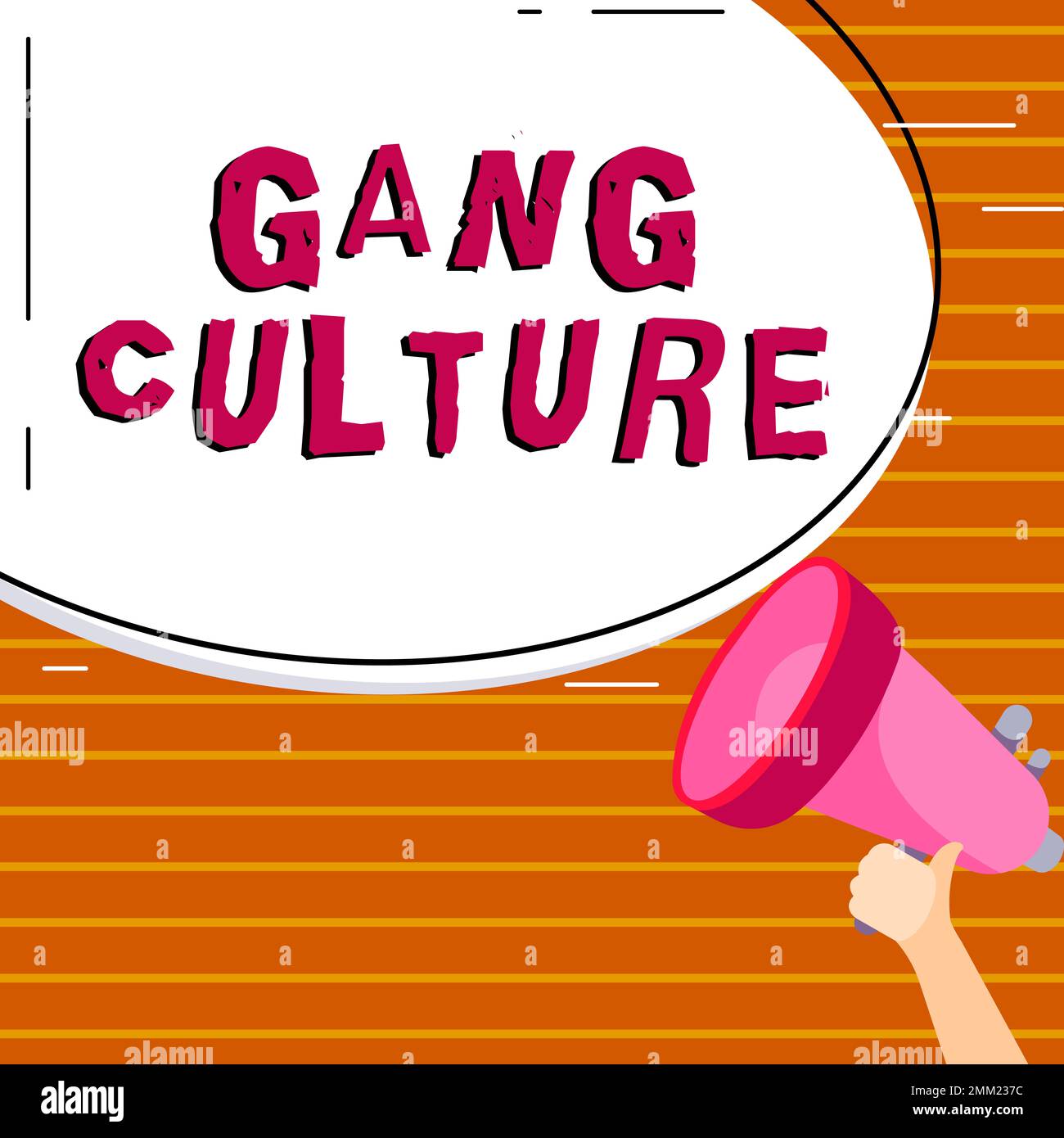 Handwriting text Gang Culture. Business overview particular ...