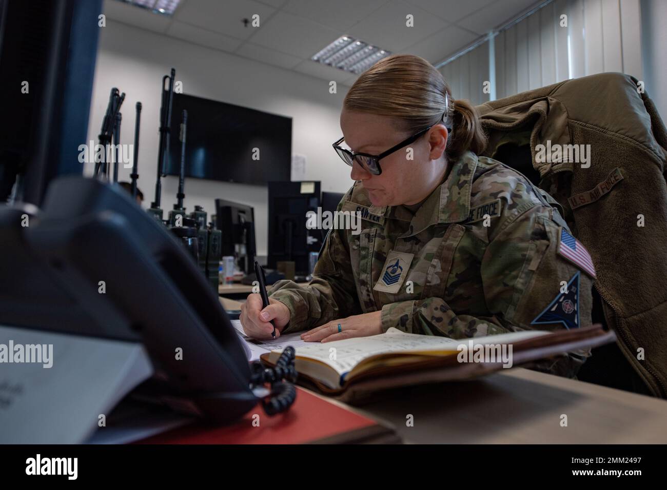 U.S. Space Force Master Sgt. Katie Sawyer, 527th Space Aggressor ...