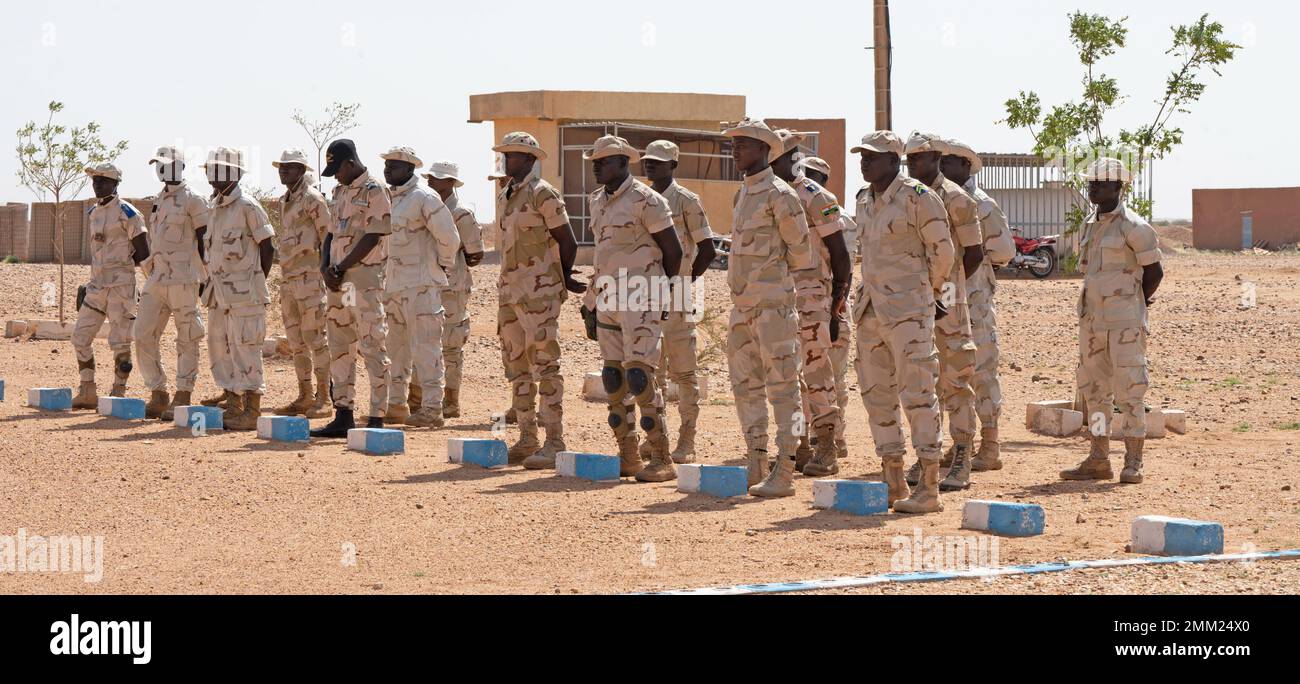 NIGERIEN AIR BASE 201, Niger - Twenty Niger Armed Forces, FAN, (French ...