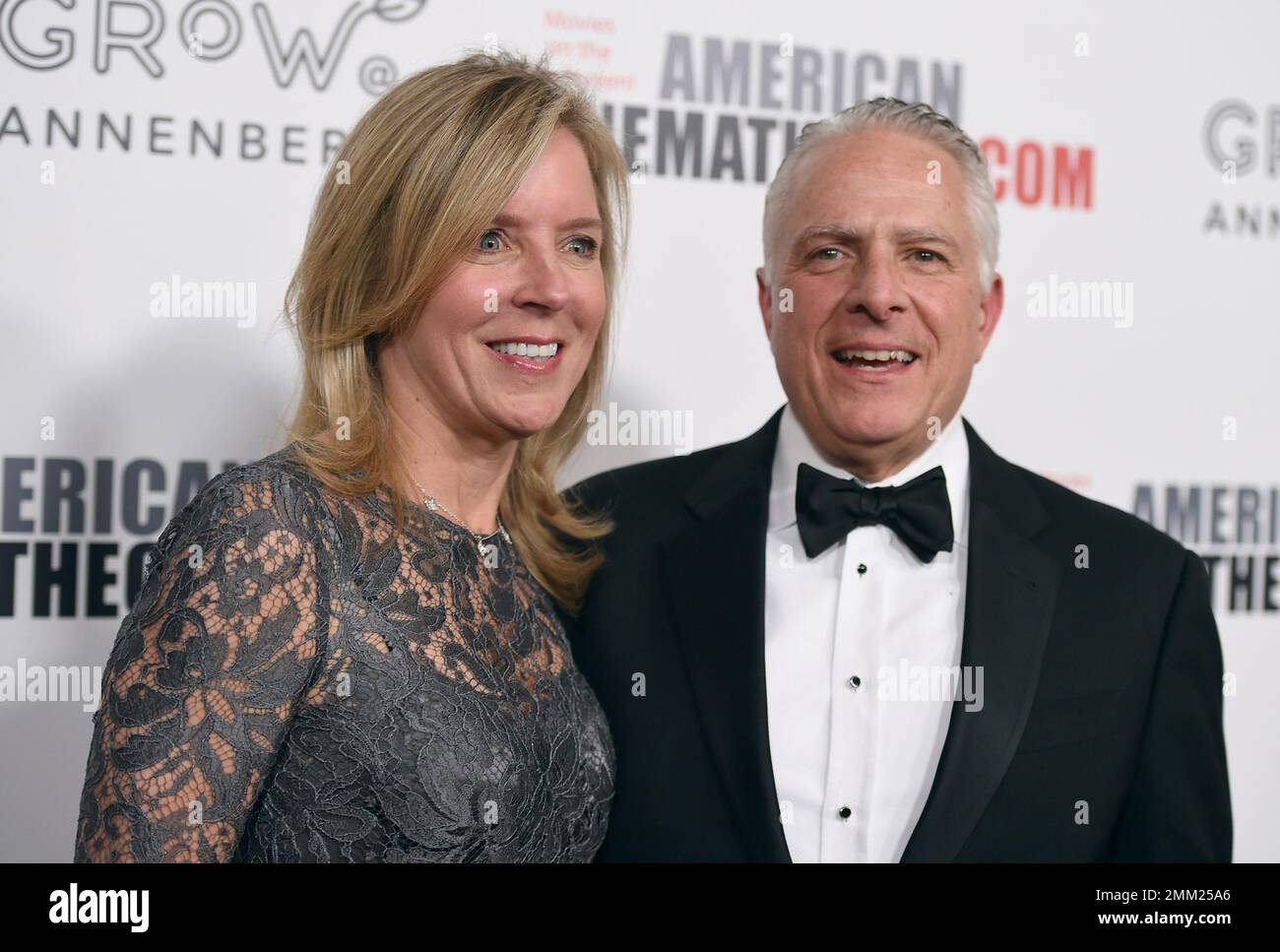 Mark Badagliacca, CFO, Paramount Pictures, right, and Barbara Nash ...