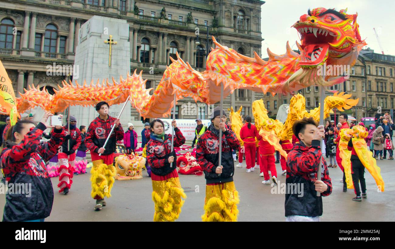 Glasgow, Scotland, UK 29th January, 2023. Year of the Rabbit ...