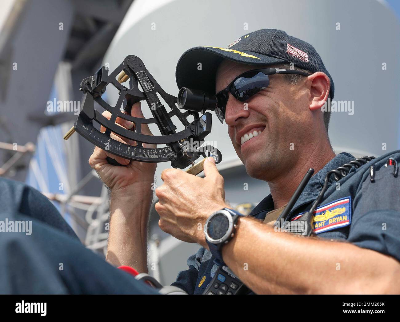 PHILIPPINE SEA (Sept. 13, 2022) – Cmdr. Grant Bryan, commanding officer ...