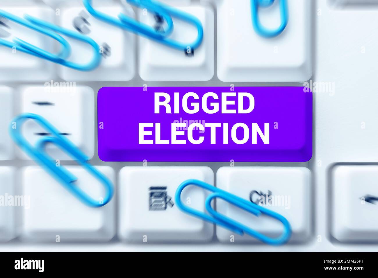 Inspiration showing sign Rigged Election. Word Written on Manage ...