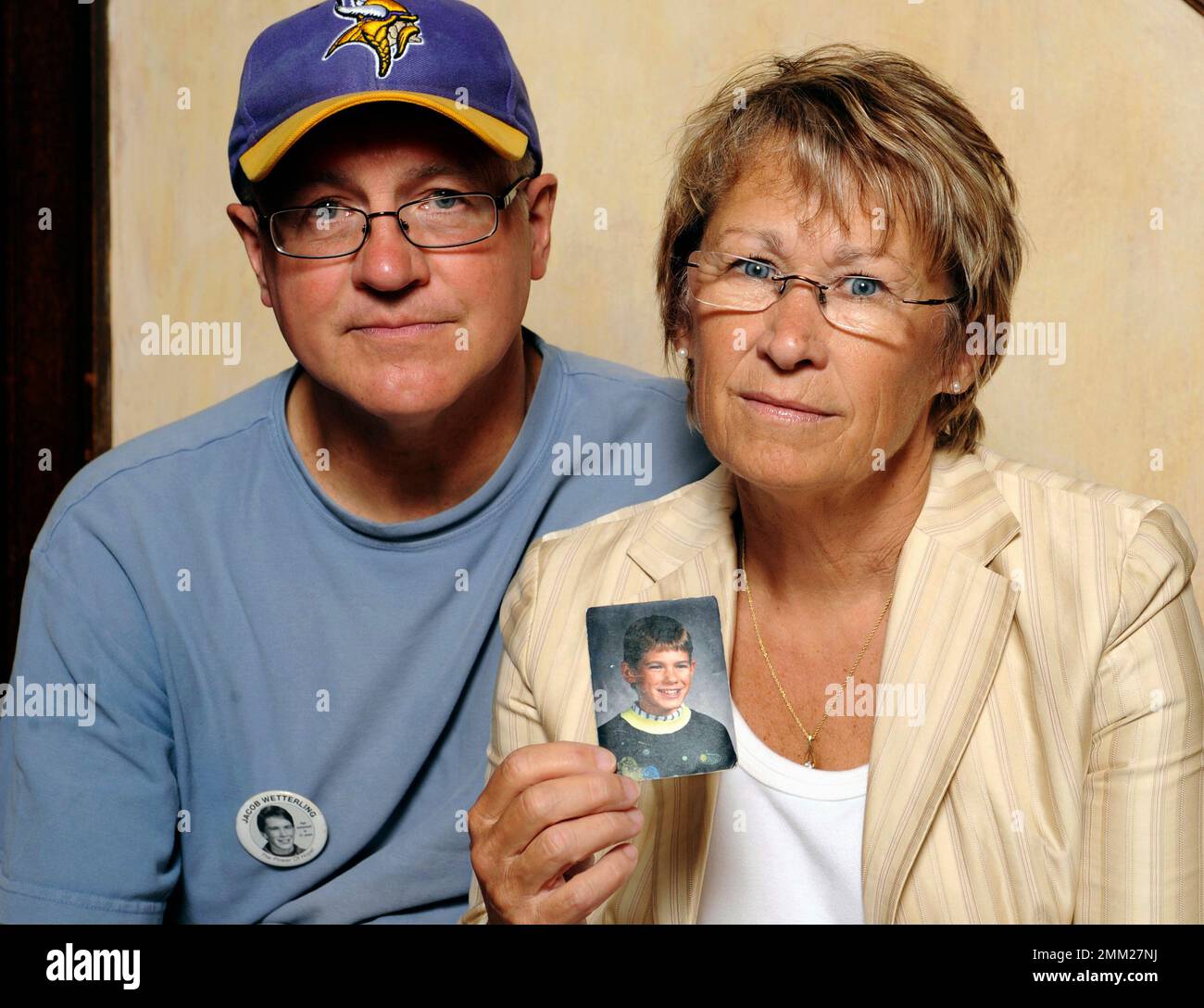 FILE - In this Aug. 28, 2009, file photo, Patty and Jerry Wetterling ...