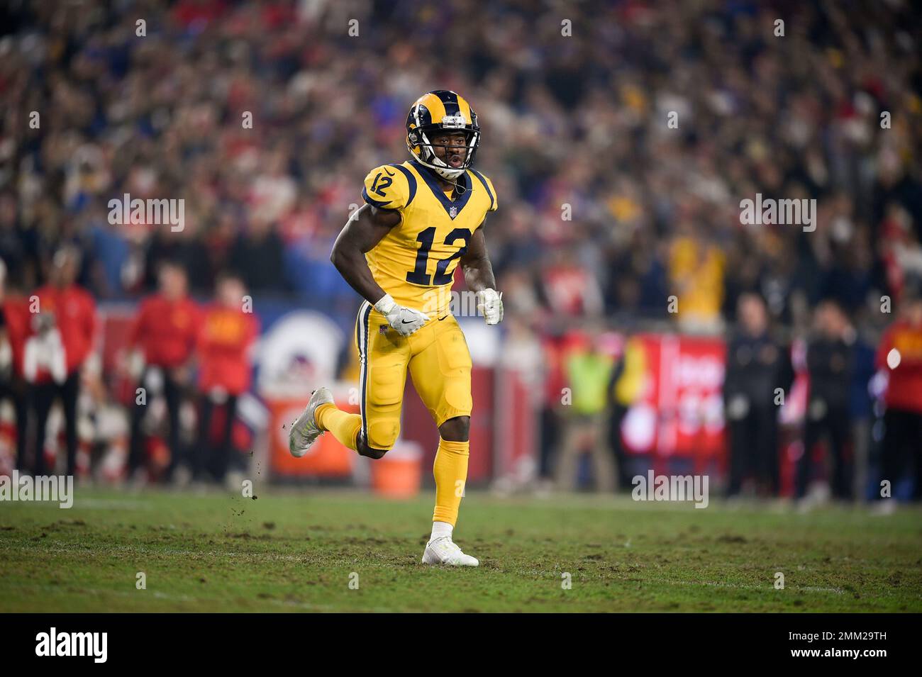 Los Angeles Rams wide receiver Brandin Cooks in action during the ...