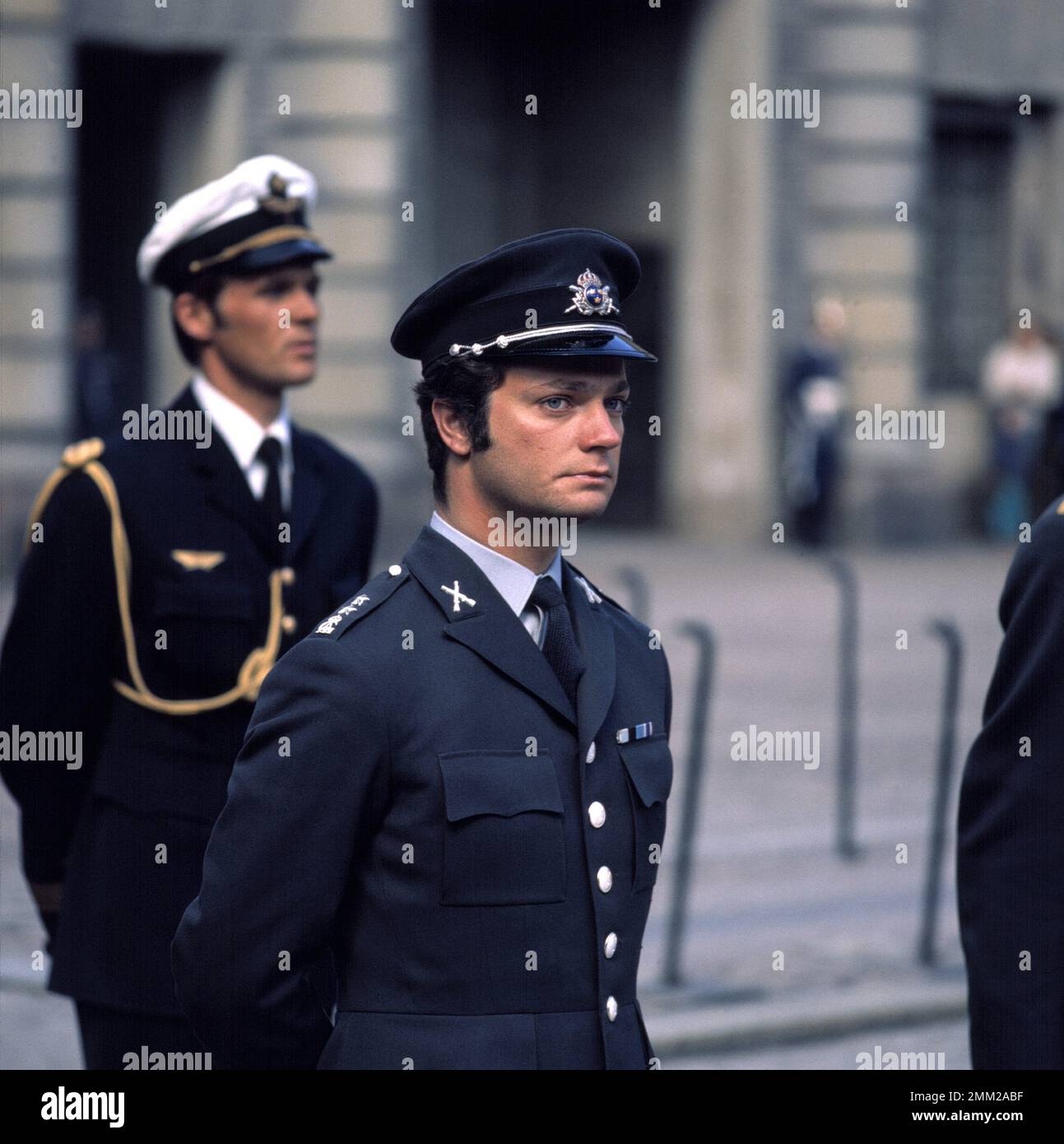 Carl XVI Gustaf, King of Sweden. Born 30 april 1946. Pictured outside ...