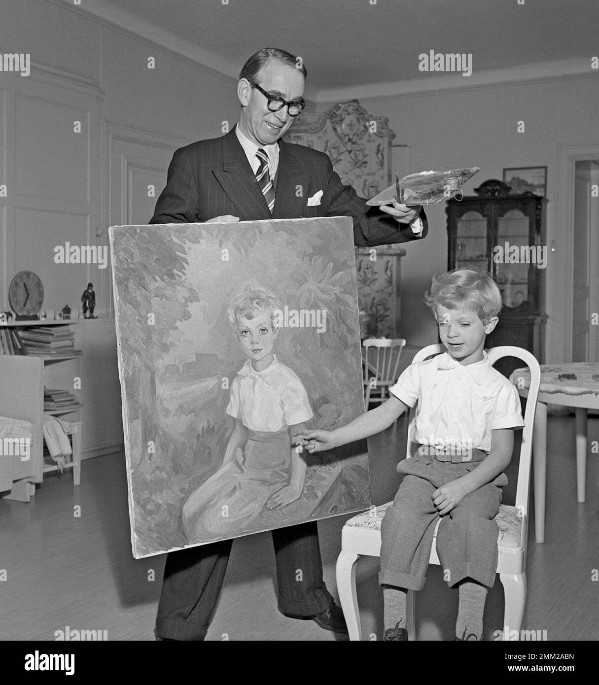 Carl XVI Gustaf, King of Sweden. Born 30 april 1946. Pictured with ...