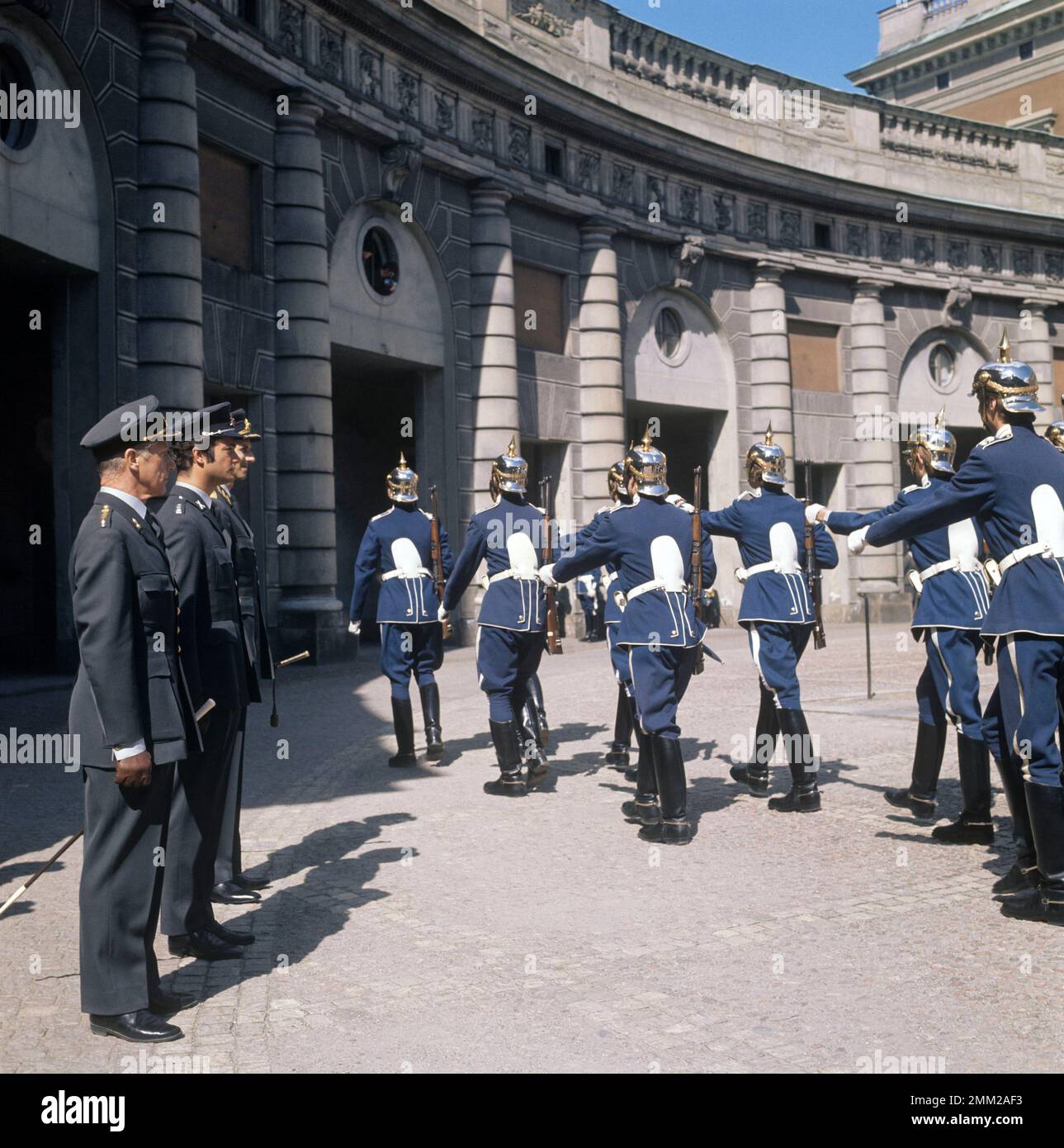 Carl XVI Gustaf, King of Sweden. Born 30 april 1946. Pictured outside ...