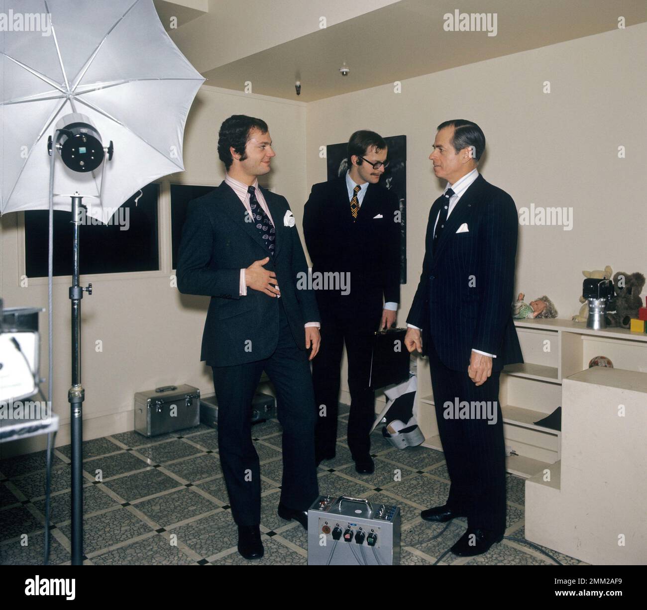 Carl XVI Gustaf, King of Sweden. Born 30 april 1946. 1972 Stock Photo ...