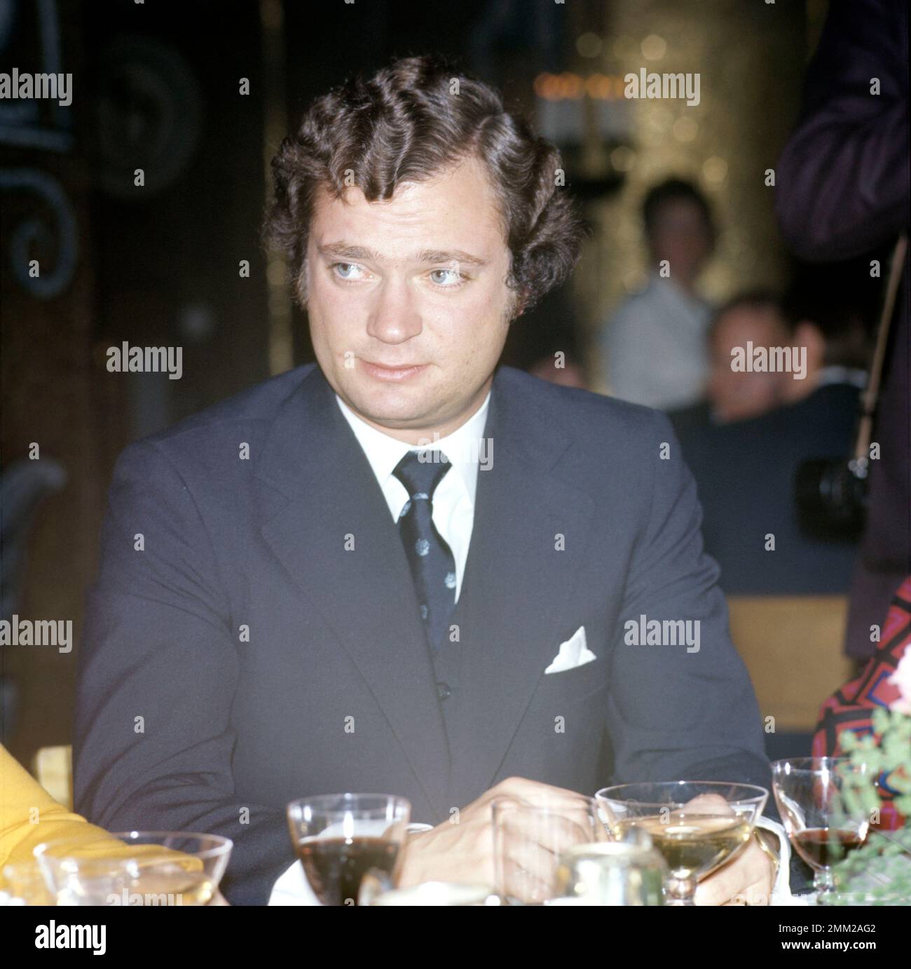 Carl XVI Gustaf, King of Sweden. Born 30 april 1946. 1972 Stock Photo ...