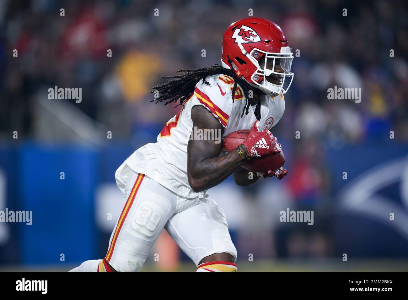 Kansas City Chiefs defensive back Tremon Smith in action during the ...