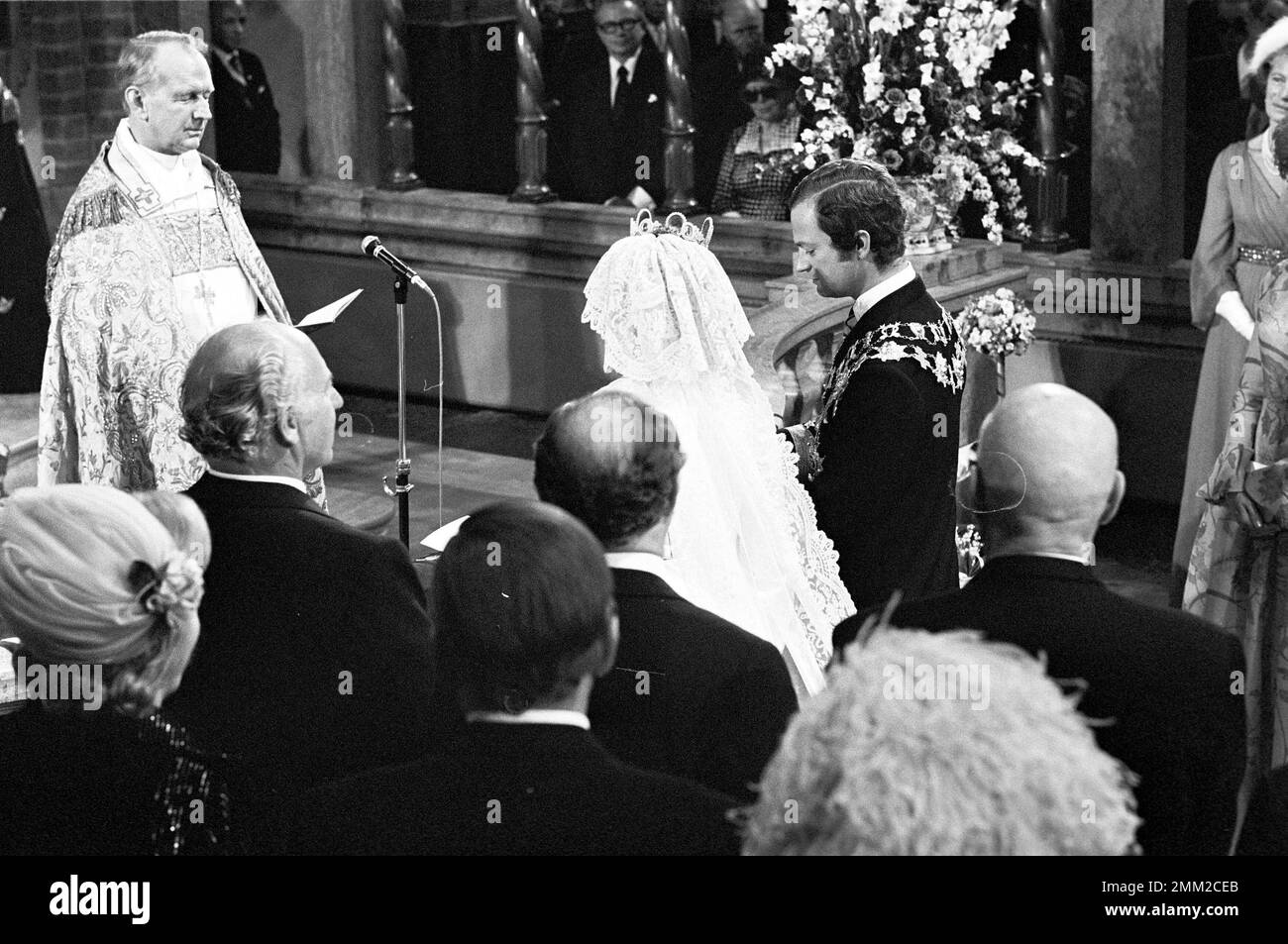 Wedding of Carl XVI Gustaf and Silvia Sommerlath. Carl XVI Gustaf, King ...