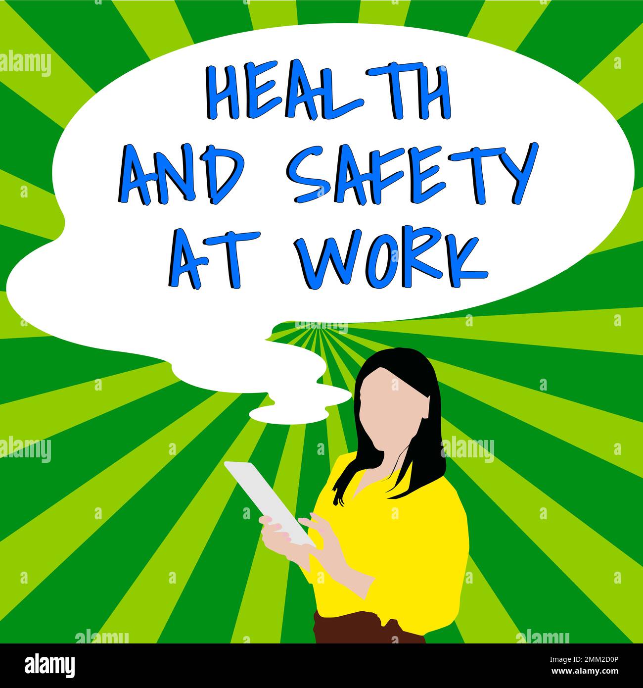 Handwriting text Health And Safety At Work. Business idea Secure ...