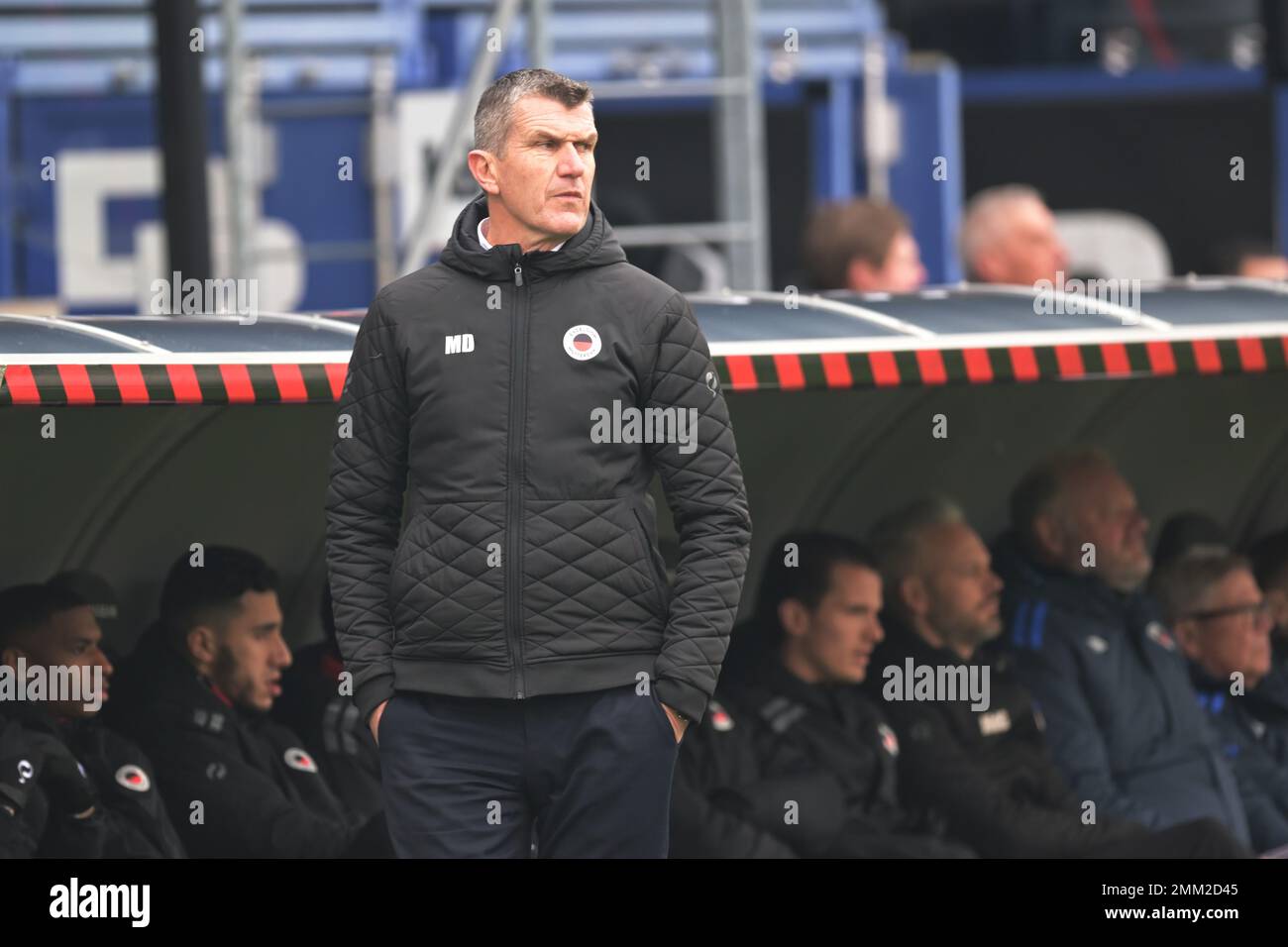 ROTTERDAM - sbv Excelsior coach Marinus Dijkhuizen during the Dutch ...