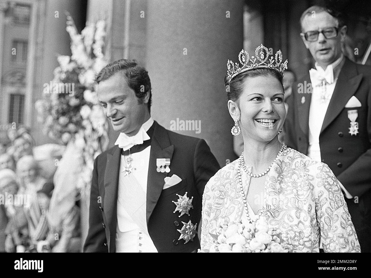 Wedding of Carl XVI Gustaf and Silvia Sommerlath. Carl XVI Gustaf, King ...
