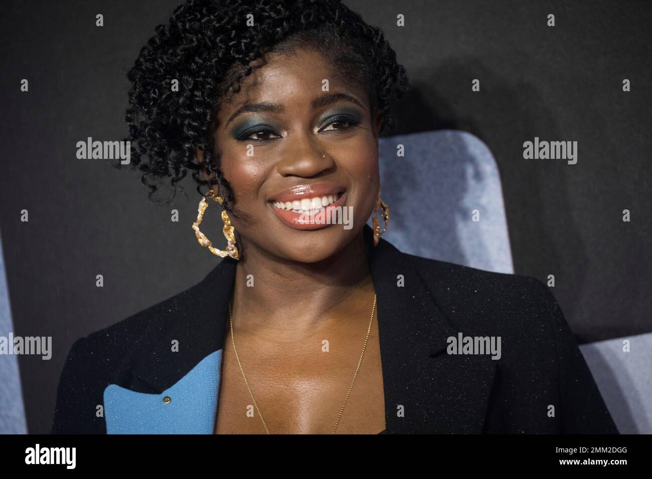 Clara Amfo poses for photographers upon arrival at the premiere of the ...
