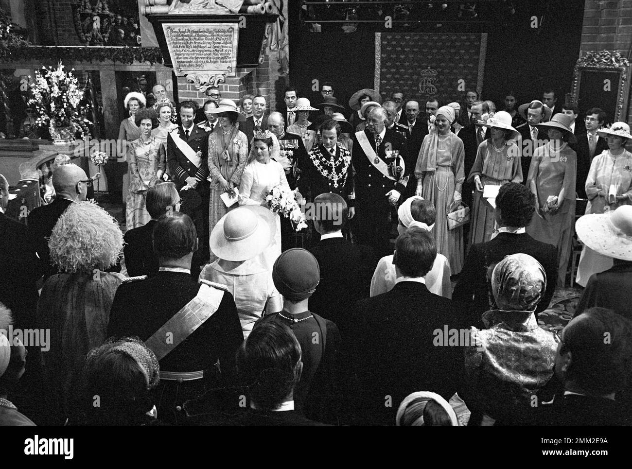 Wedding of Carl XVI Gustaf and Silvia Sommerlath. Carl XVI Gustaf, King ...