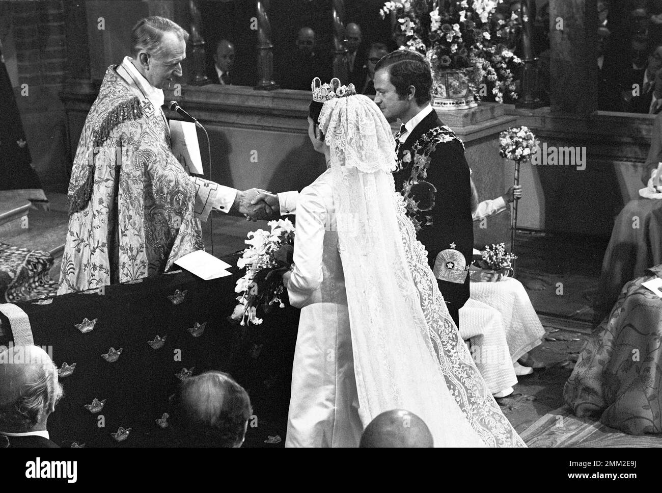 Wedding of Carl XVI Gustaf and Silvia Sommerlath. Carl XVI Gustaf, King ...