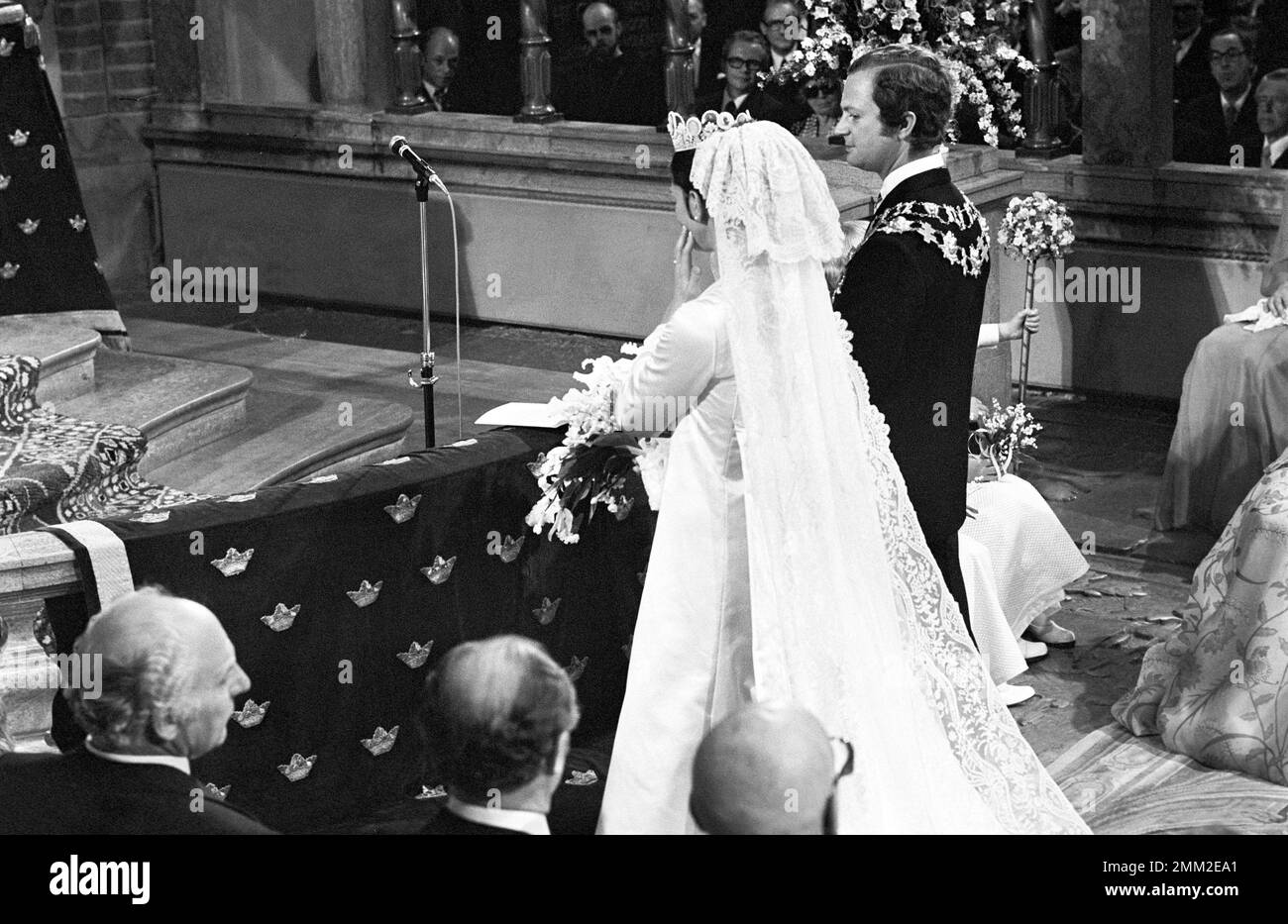 Wedding of Carl XVI Gustaf and Silvia Sommerlath. Carl XVI Gustaf, King ...