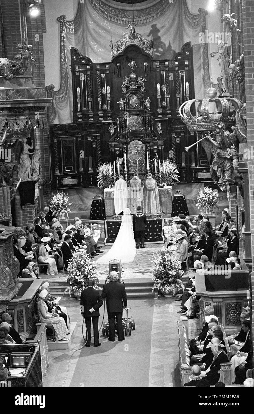 Wedding of Carl XVI Gustaf and Silvia Sommerlath. Carl XVI Gustaf, King ...