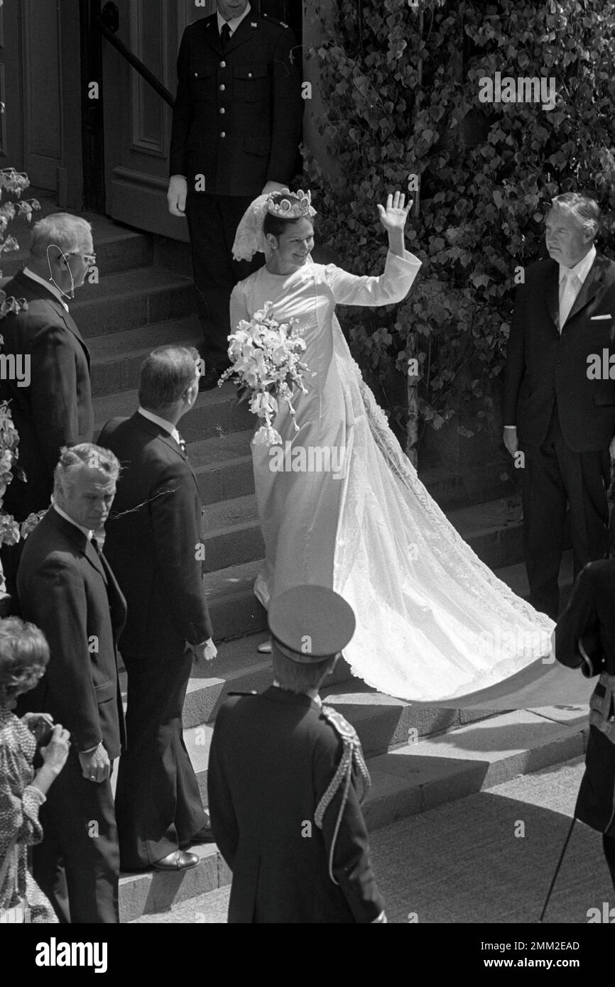 Wedding of Carl XVI Gustaf and Silvia Sommerlath. Carl XVI Gustaf, King ...
