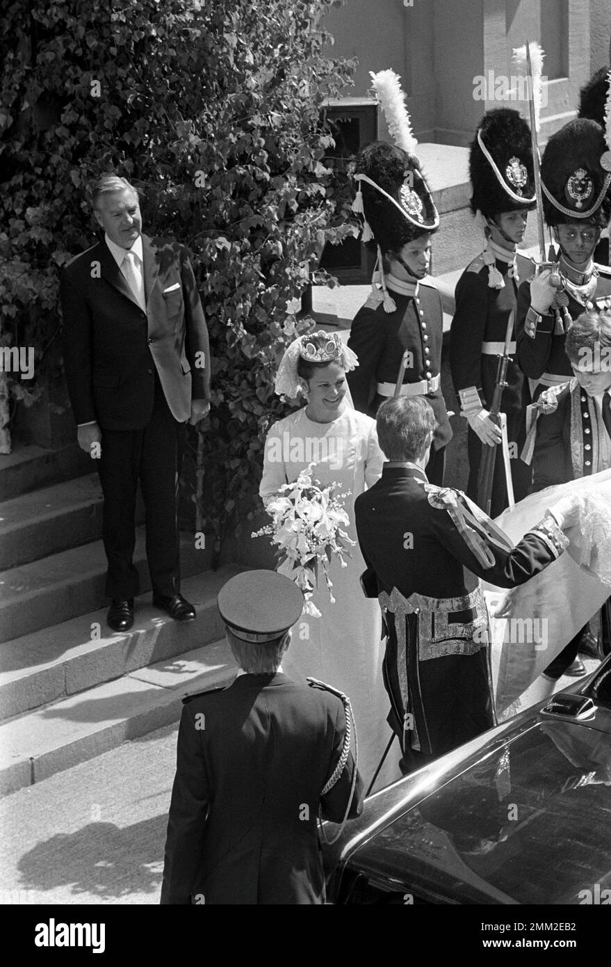 Wedding of Carl XVI Gustaf and Silvia Sommerlath. Carl XVI Gustaf, King ...