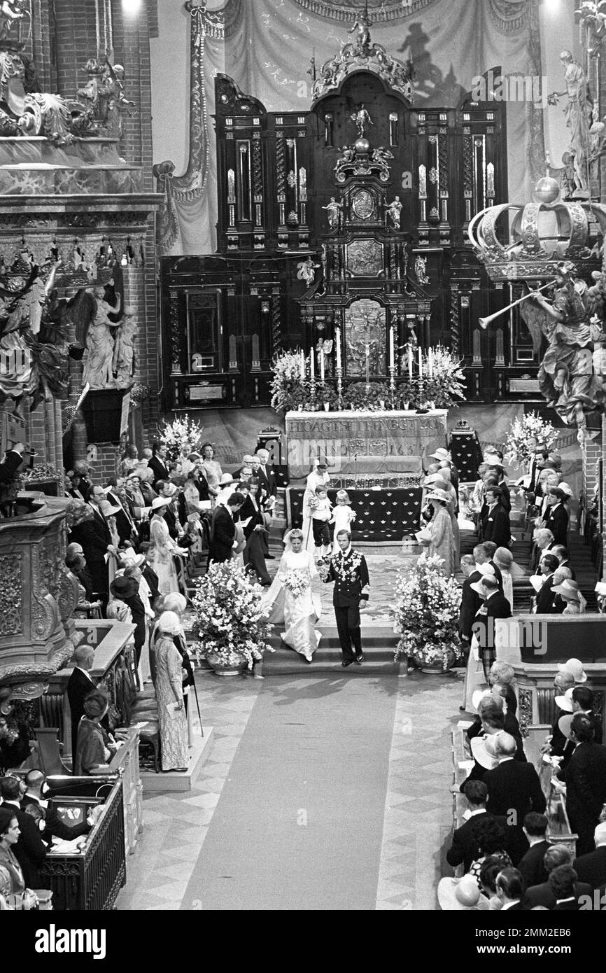 Wedding of Carl XVI Gustaf and Silvia Sommerlath. Carl XVI Gustaf, King ...