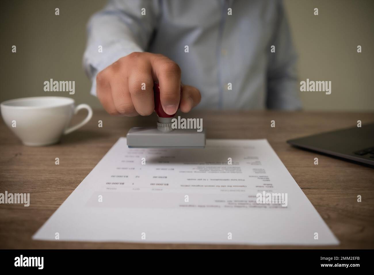 Notary public hand ink stamping hi-res stock photography and images - Alamy