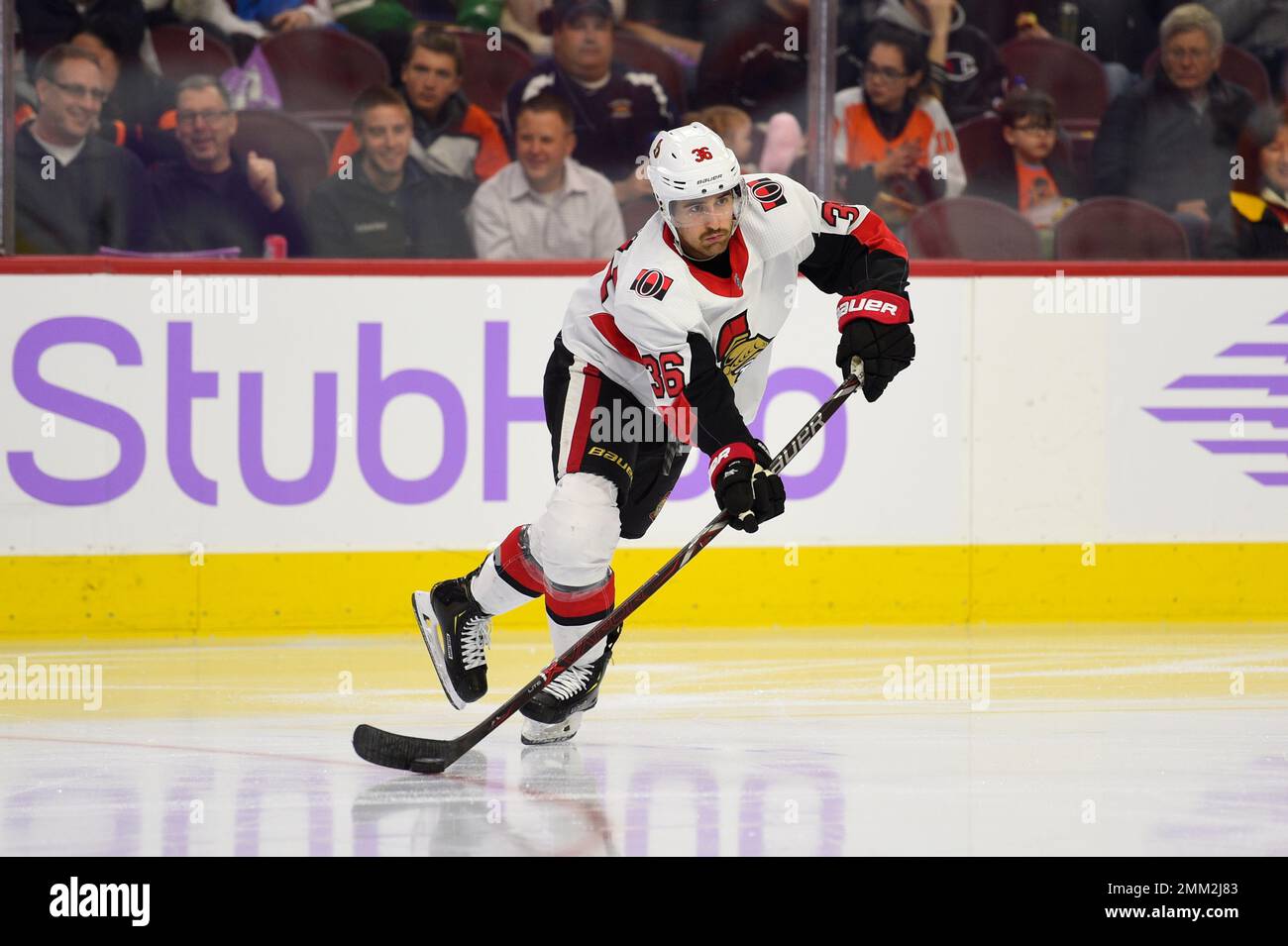 Ottawa Senators' Colin White in action during an NHL hockey game ...