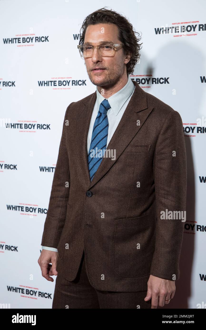 Actor Matthew McConaughey poses for photographers upon arrival at the ...