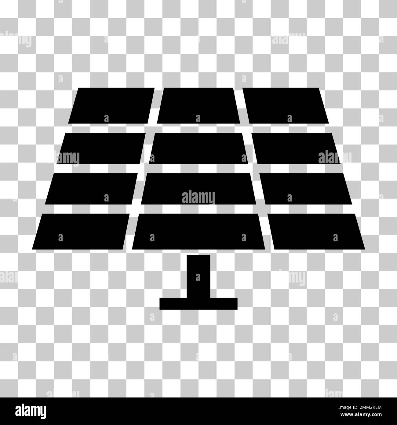 Solar panel icon, green power technology, ecology alternative energy ...