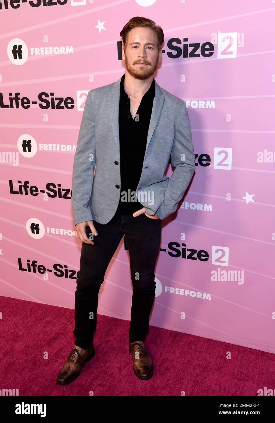 Gavin Stenhouse arrives at the world premiere of "Life-Size 2" at the ...