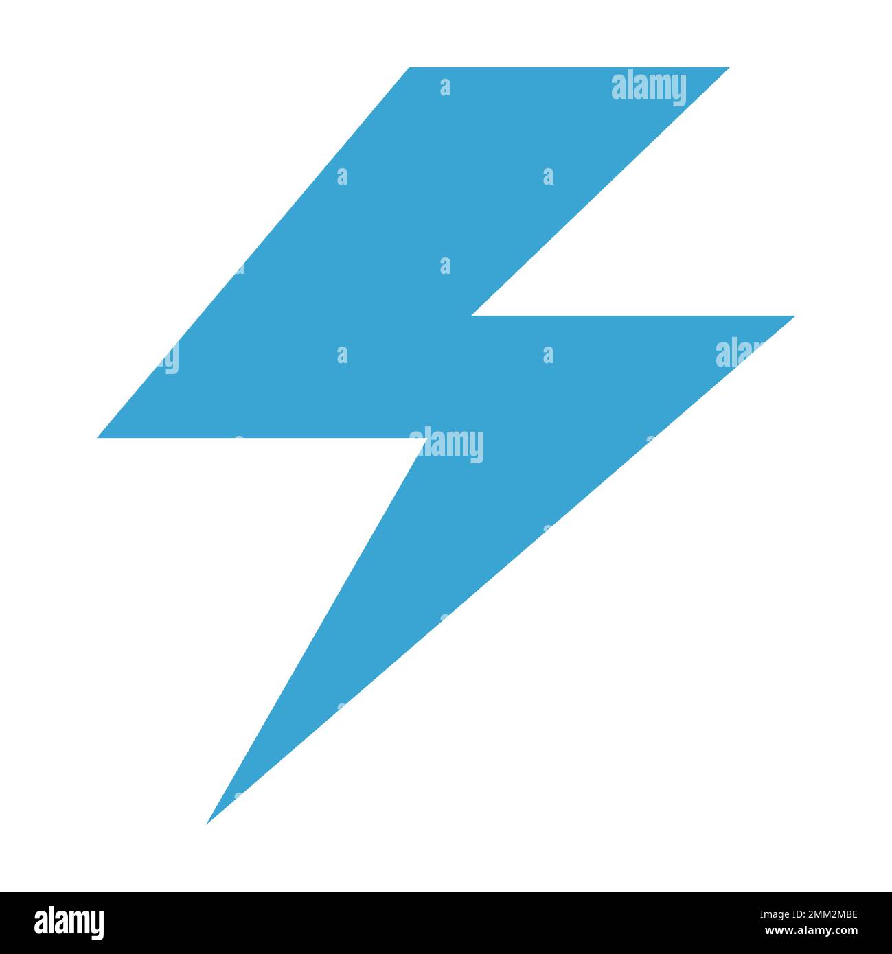 Light flash icon, electric charge power symbol, graphic flat design ...