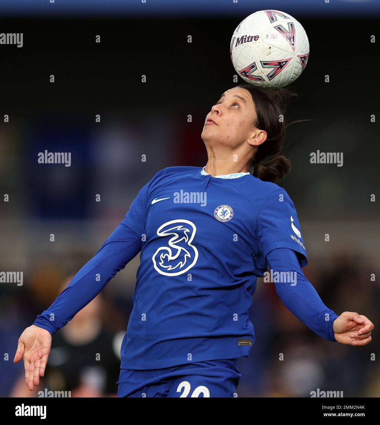 Chelsea’s Sam Kerr during the Vitality Women's FA Cup fourth round ...