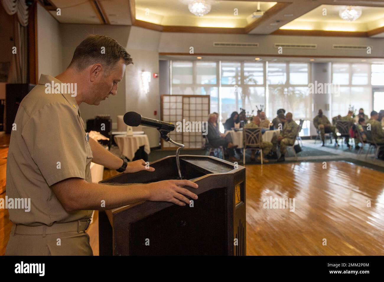 Lt. Cmdr. Philip Carson, Commander, Fleet Activities Sasebo chaplain ...