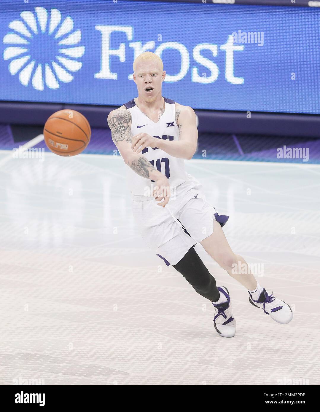 TCU guard Jaylen Fisher (10) during the second half of an NCAA college ...
