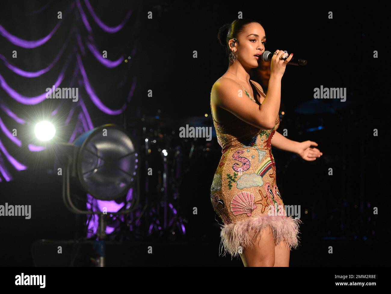 British singer-songwriter Jorja Smith performs at The Wiltern, Monday ...