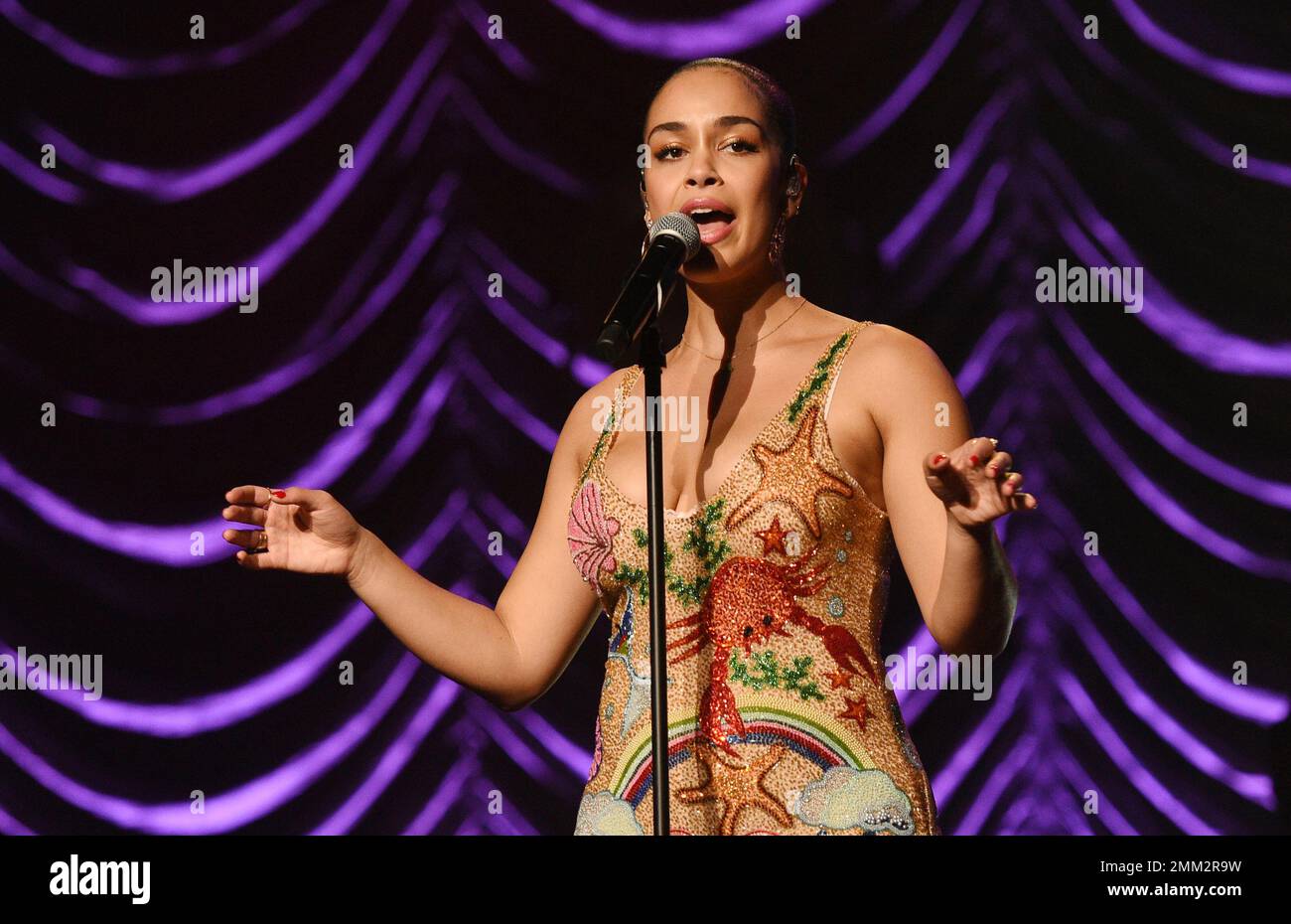 British singer-songwriter Jorja Smith performs at The Wiltern, Monday ...