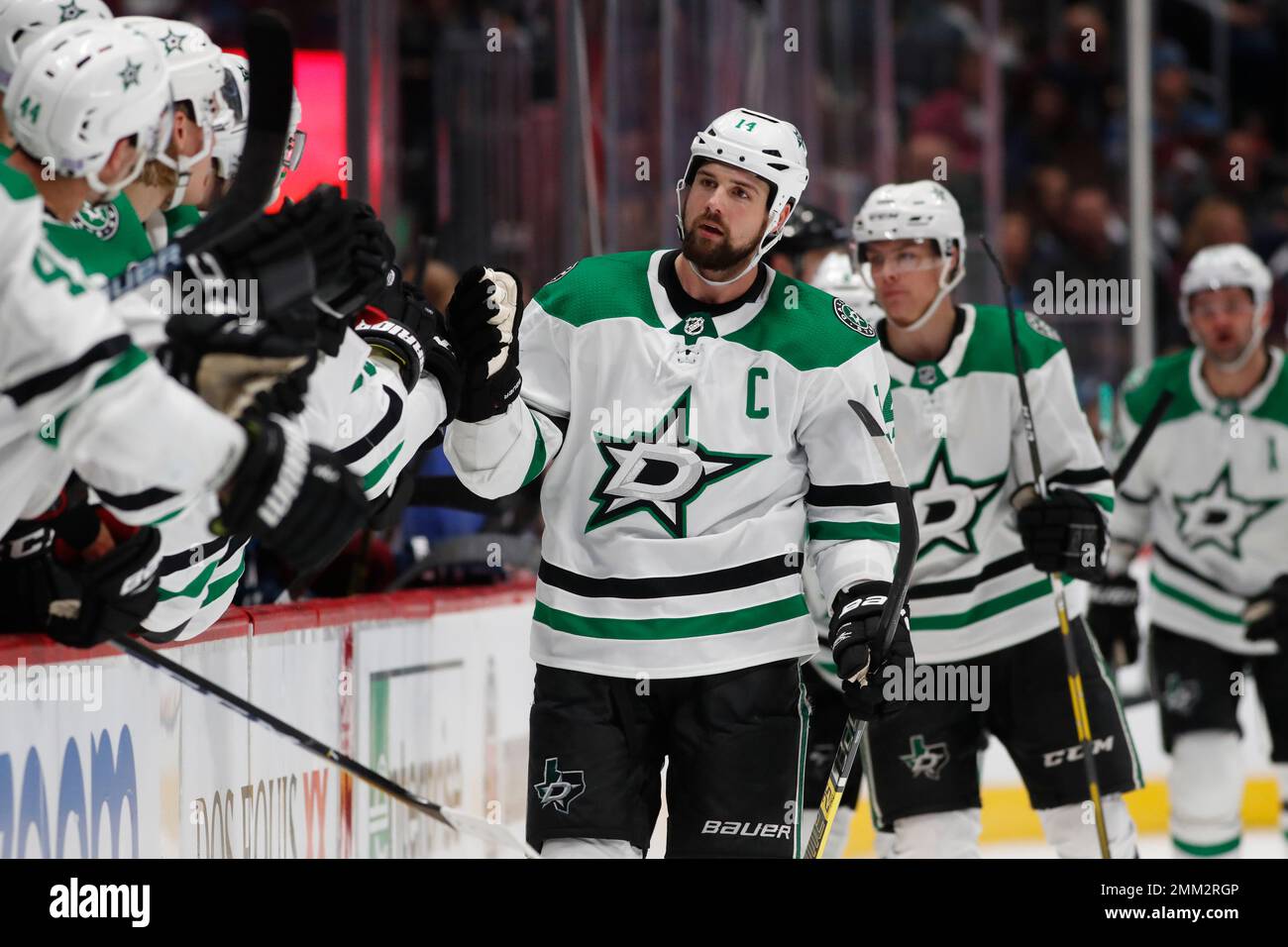 Dallas Stars left wing Jamie Benn (14) in the third period of an NHL ...