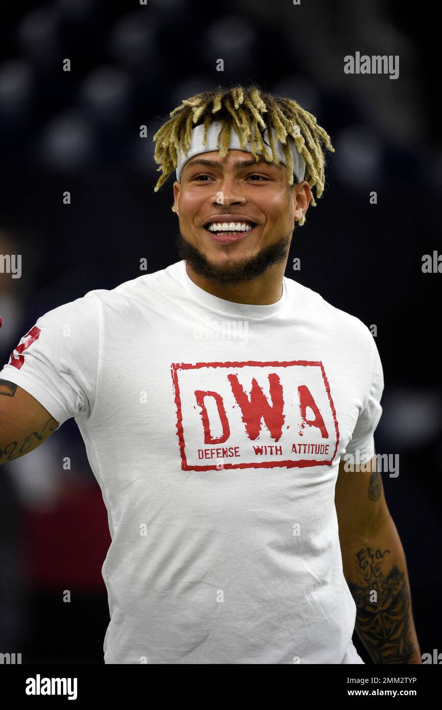 Houston Texans free safety Tyrann Mathieu (32) before an NFL football ...