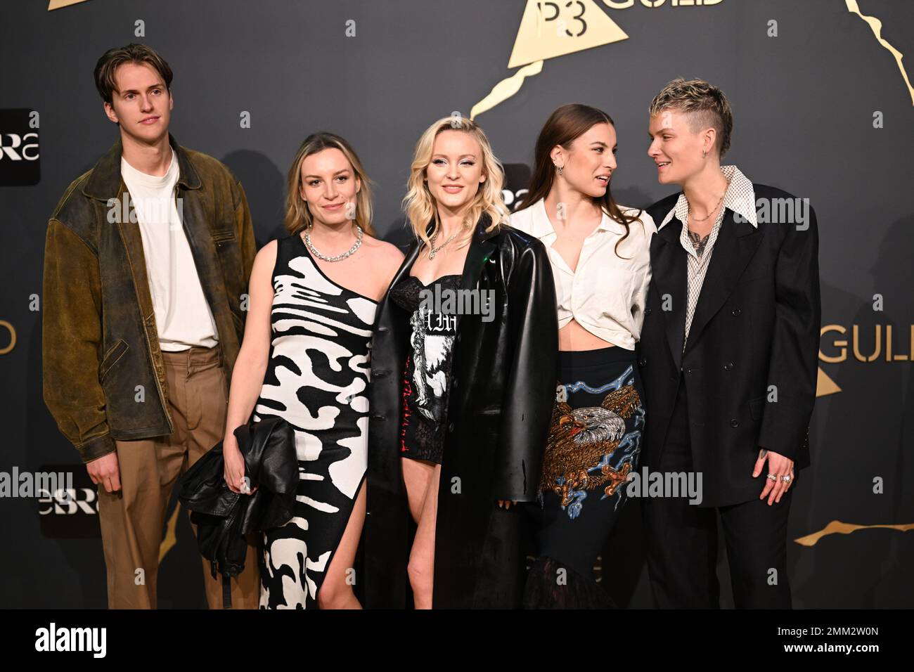 Swedish singer Zara Larsson arrives with her band to the radio gala P3 ...