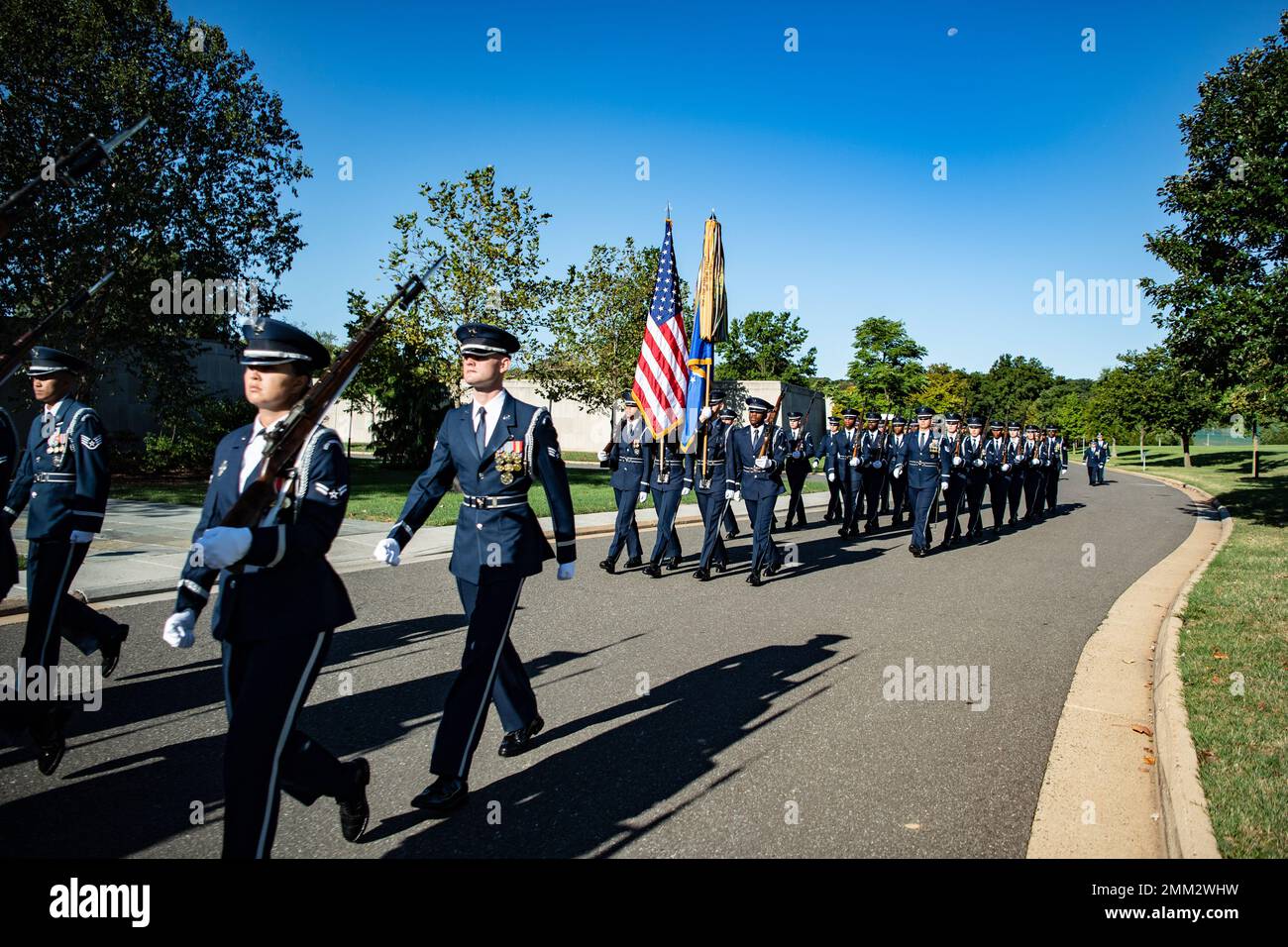 The U.S. Air Force Honor Guard, the U.S. Air Force Ceremonial Brass ...