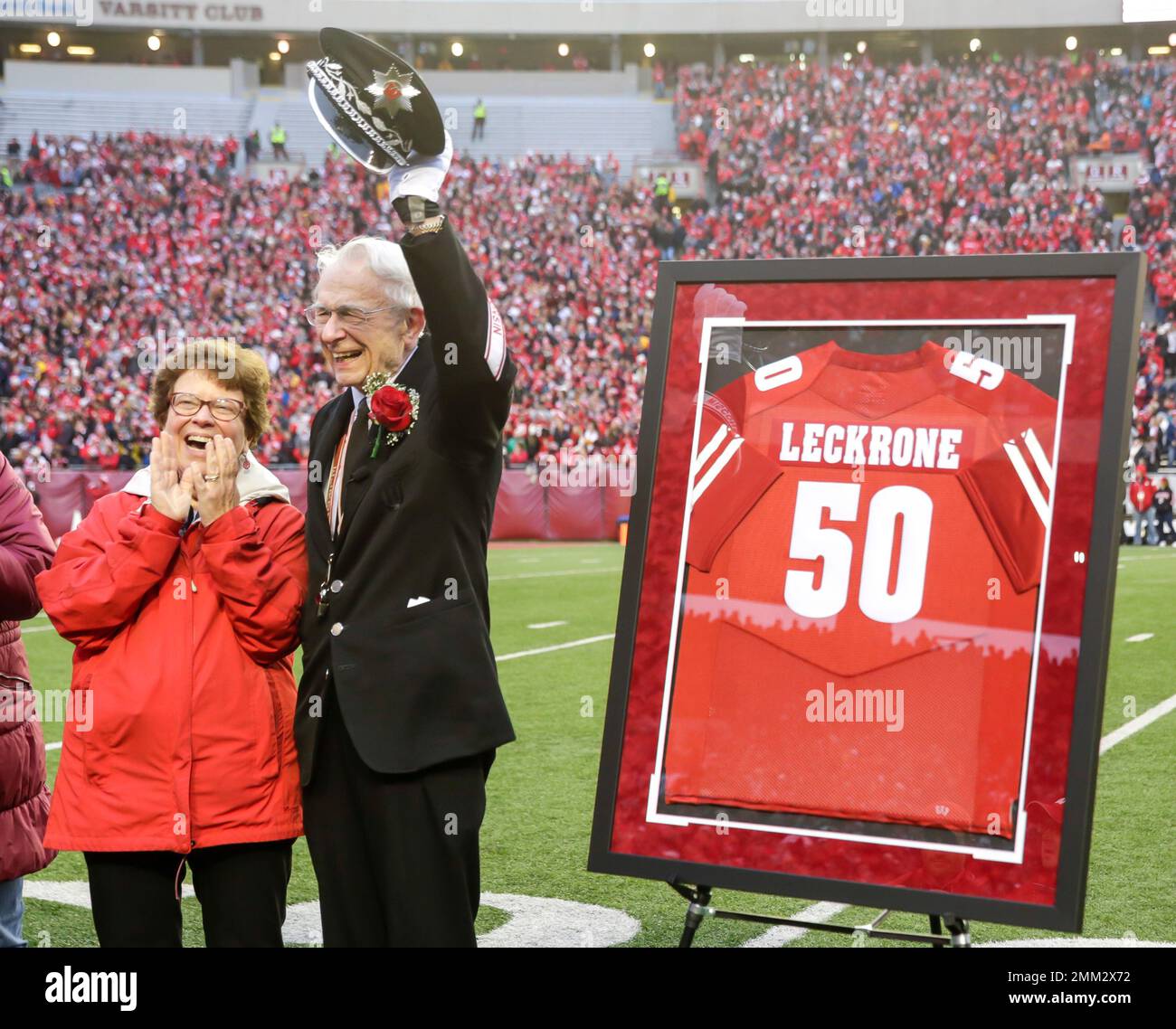 University of Wisconsin-Madison Marching Band Director Mike Leckrone ...