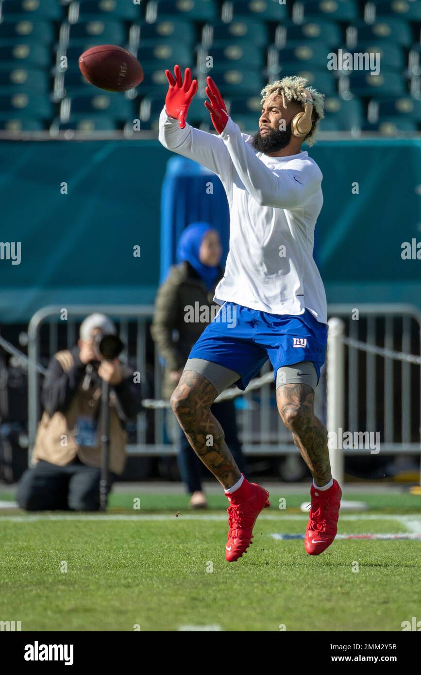New York Giants wide receiver Odell Beckham Jr. in action prior to the ...