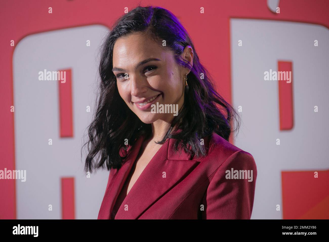 Actress Gal Gadot poses for photographers upon arrival at the premiere ...