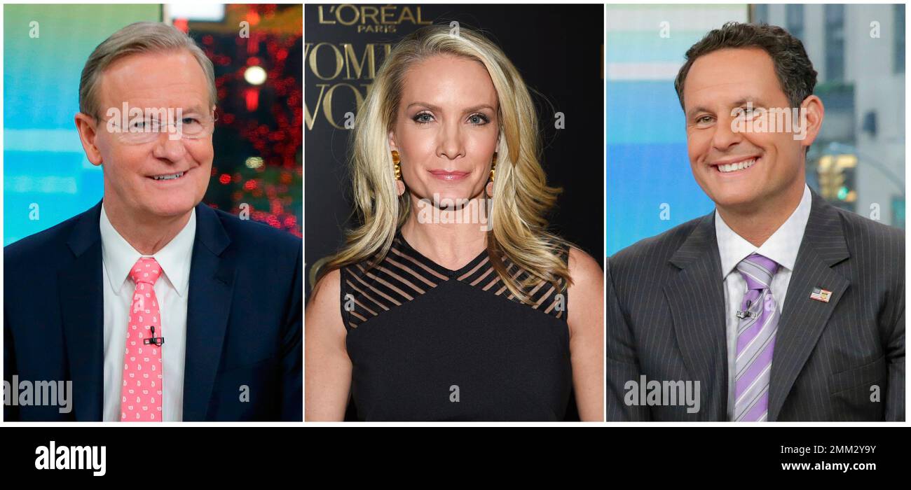 This combination of photos shows Fox News Channel personalities, from ...
