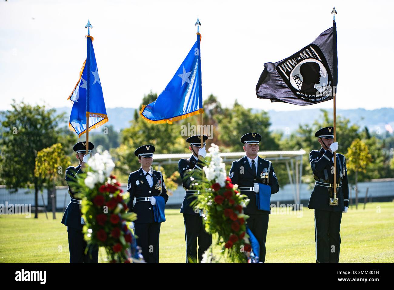 The U.S. Air Force Honor Guard, the U.S. Air Force Ceremonial Brass ...