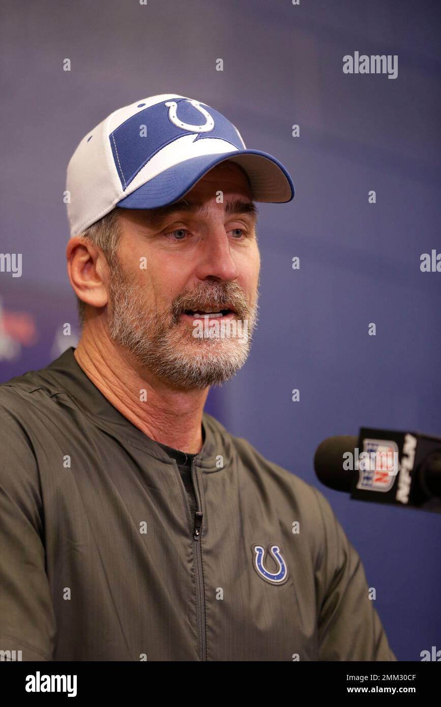 Indianapolis Colts head coach Frank Reich during a press conference ...