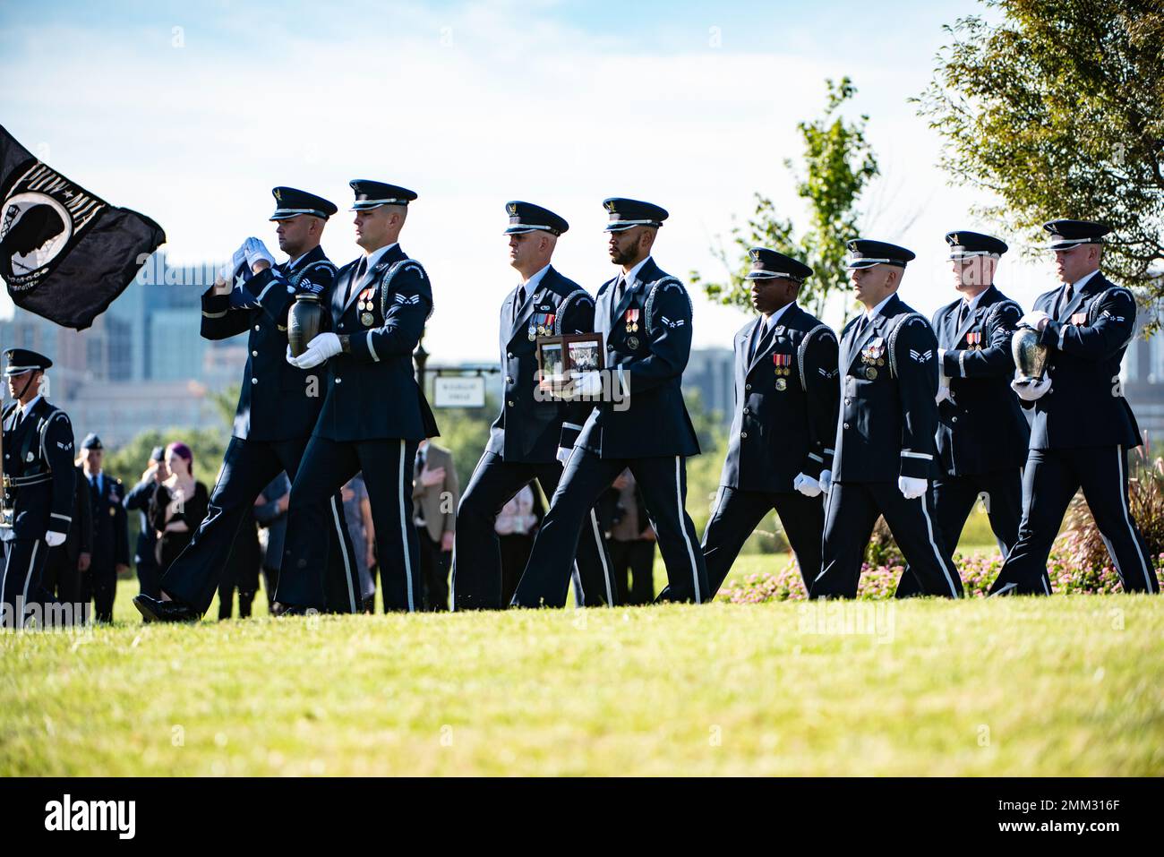 The U.S. Air Force Honor Guard, the U.S. Air Force Ceremonial Brass ...